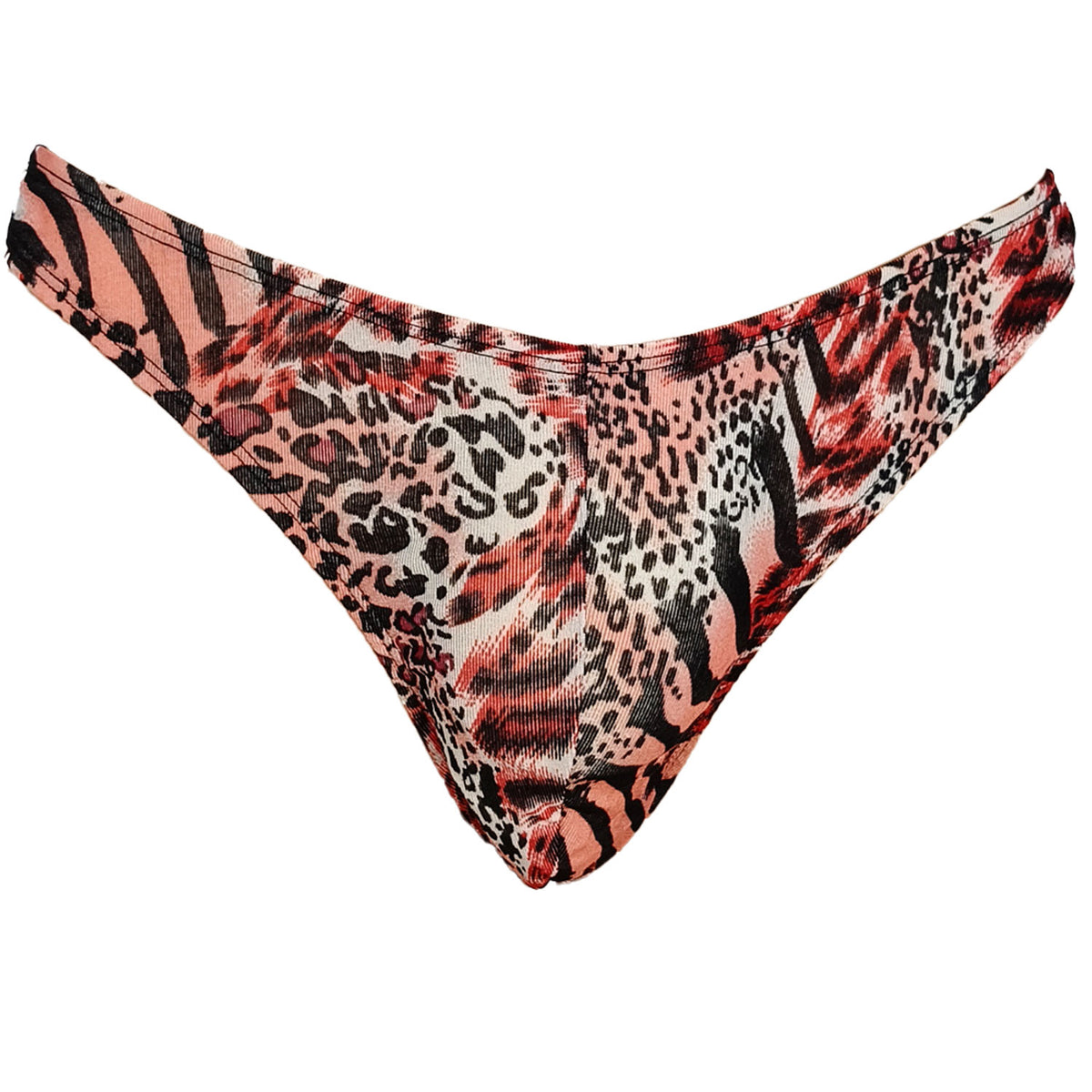 Red Leopard Spandex male G string thong underwear – Spikey Pike