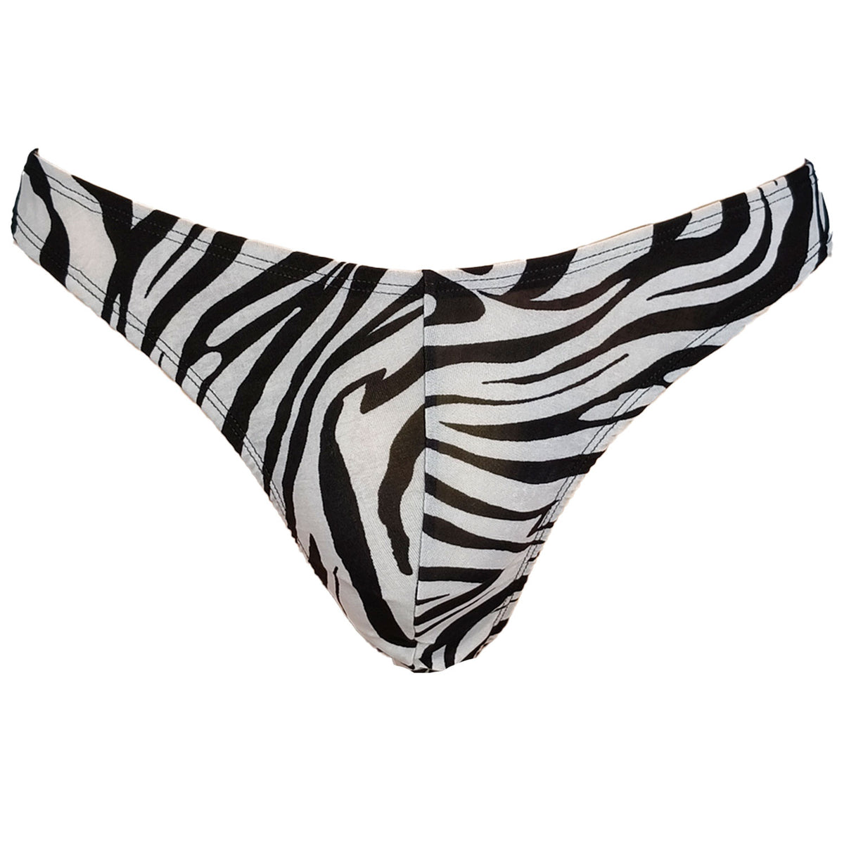 Black & white zebra Print Spandex male G string thong underwear ...